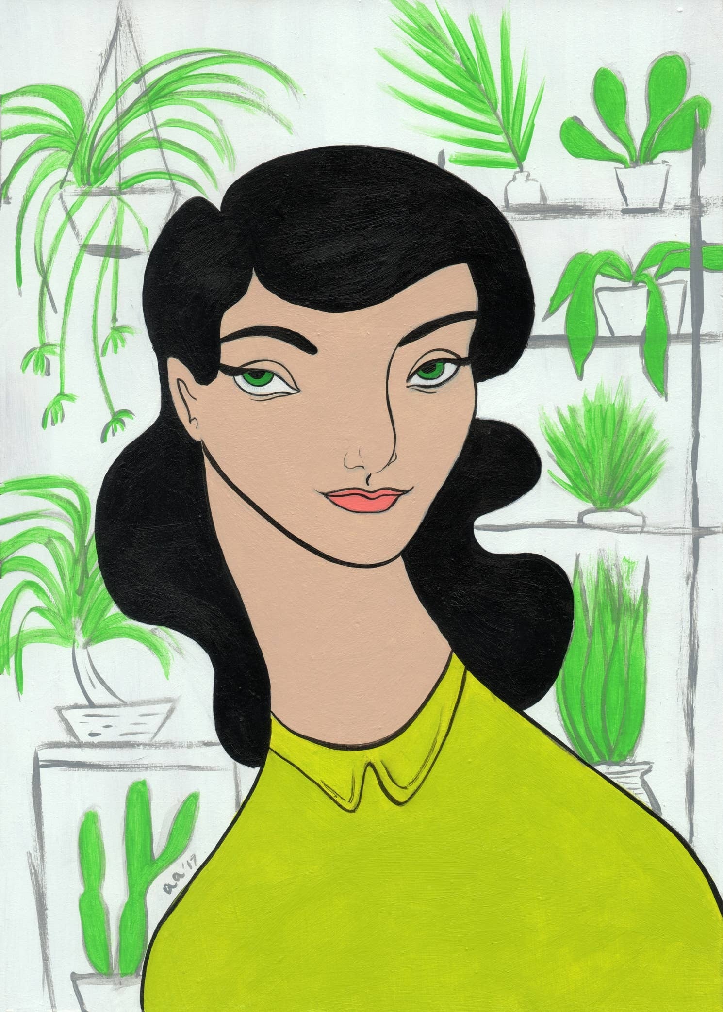 Amanda Laurel Atkins Art + Illustration - Matisse Signed Print | Pixie ...